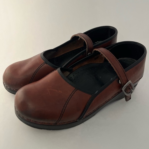 Dansko | Shoes | Dansko Marcelle Brown Leather Mary Jane Professional ...